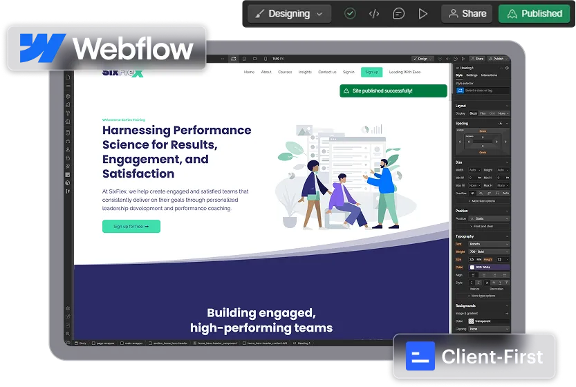Web Design for E-learning platforms